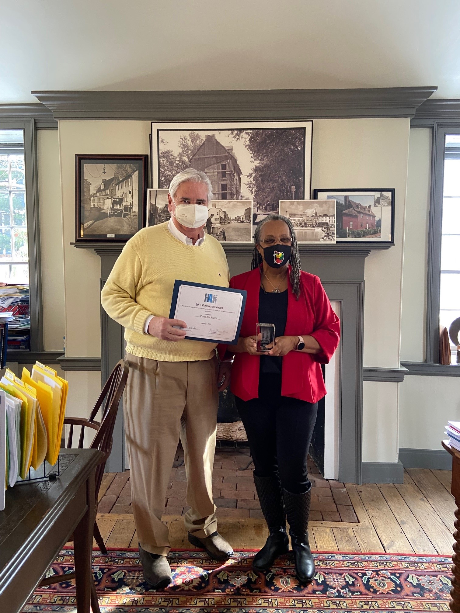 2021 Preservation Award: Phyllis 'Tee' Adams | Historic Annapolis